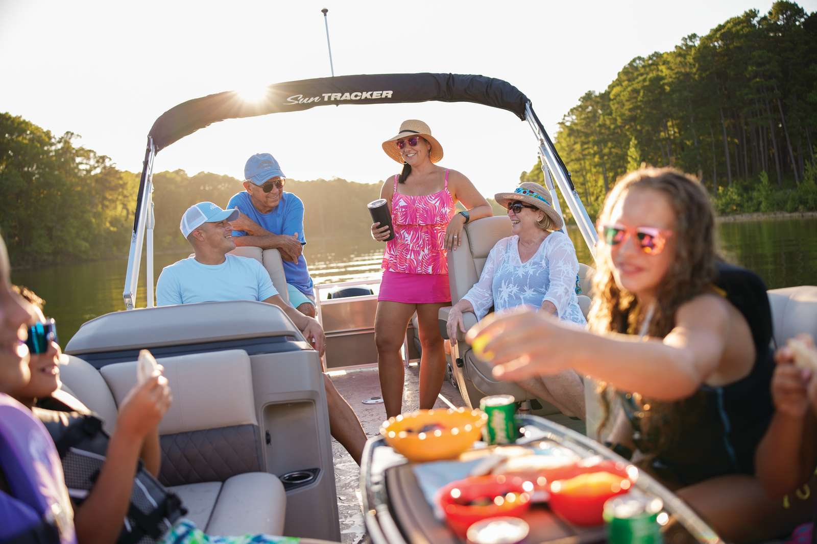 Party Barge Pontoon Boats: The Best from Sun Tracker